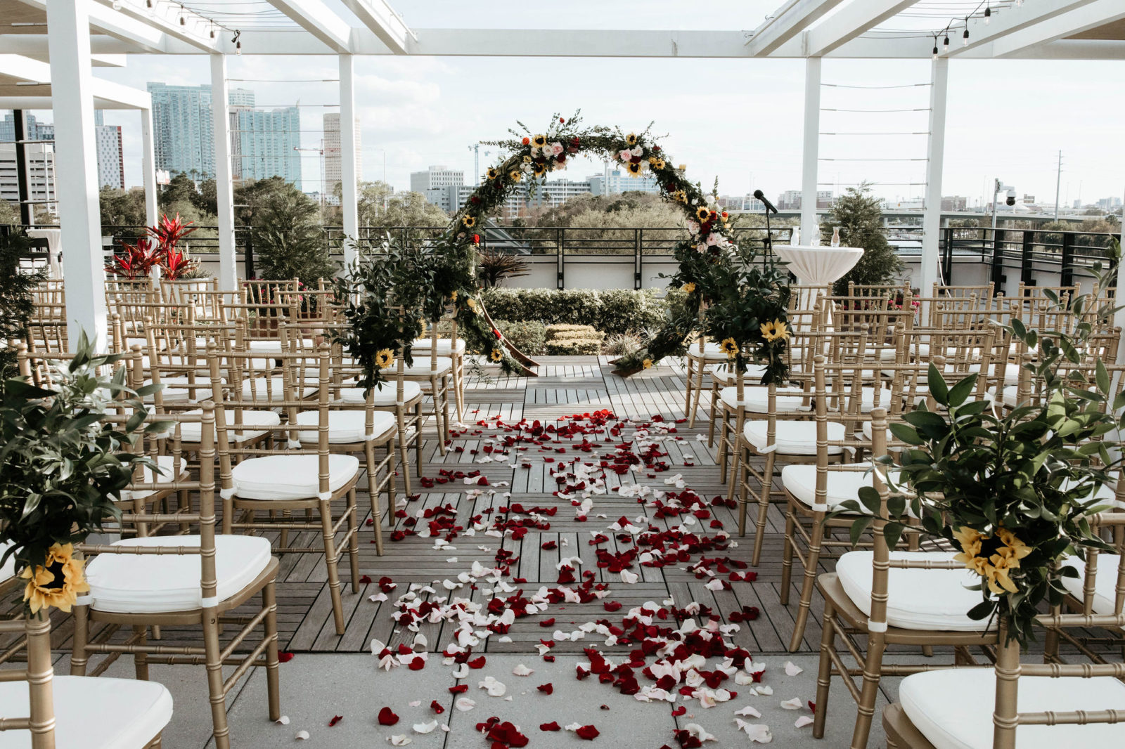 Rooftop 220 Wedding - Tampa Rooftop Wedding Venue - Alexa Kritis Events