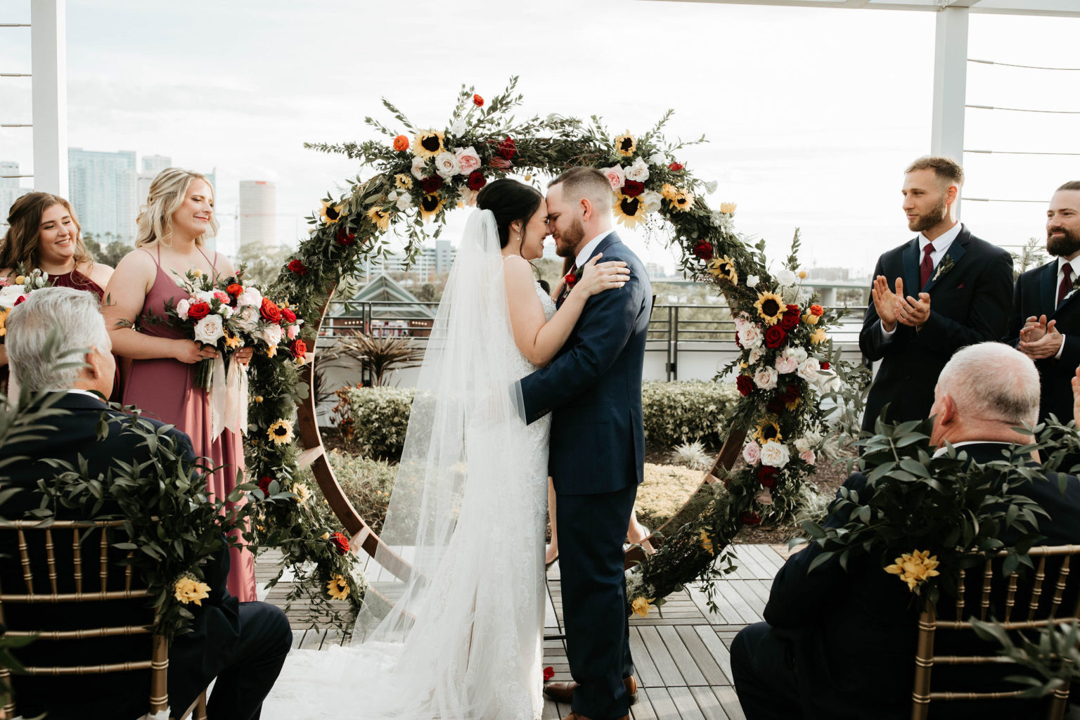 Rooftop 220 Wedding - Tampa Rooftop Wedding Venue - Alexa Kritis Events